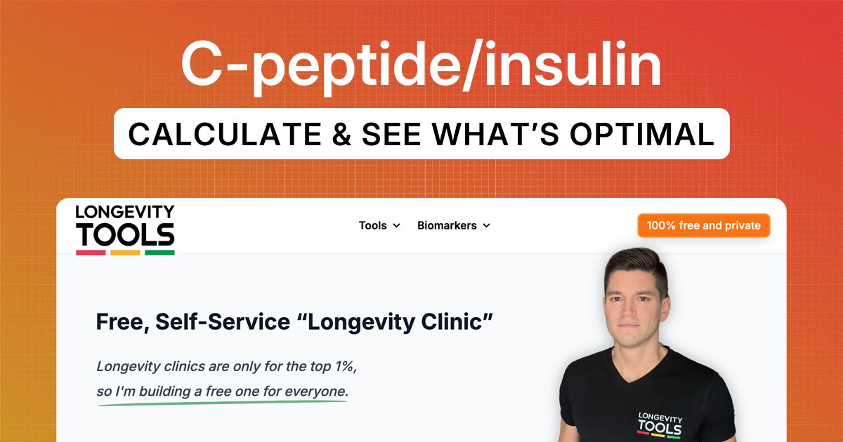 C-peptide/insulin calculator and interpreter