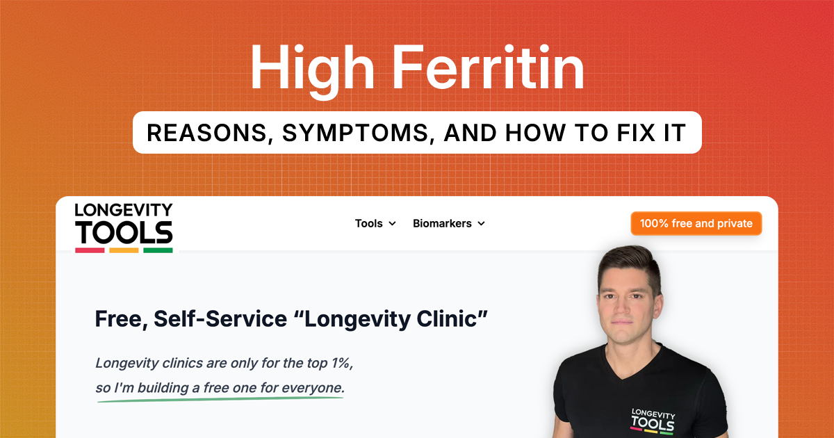 High Ferritin: Reasons, symptoms, and how to fix it